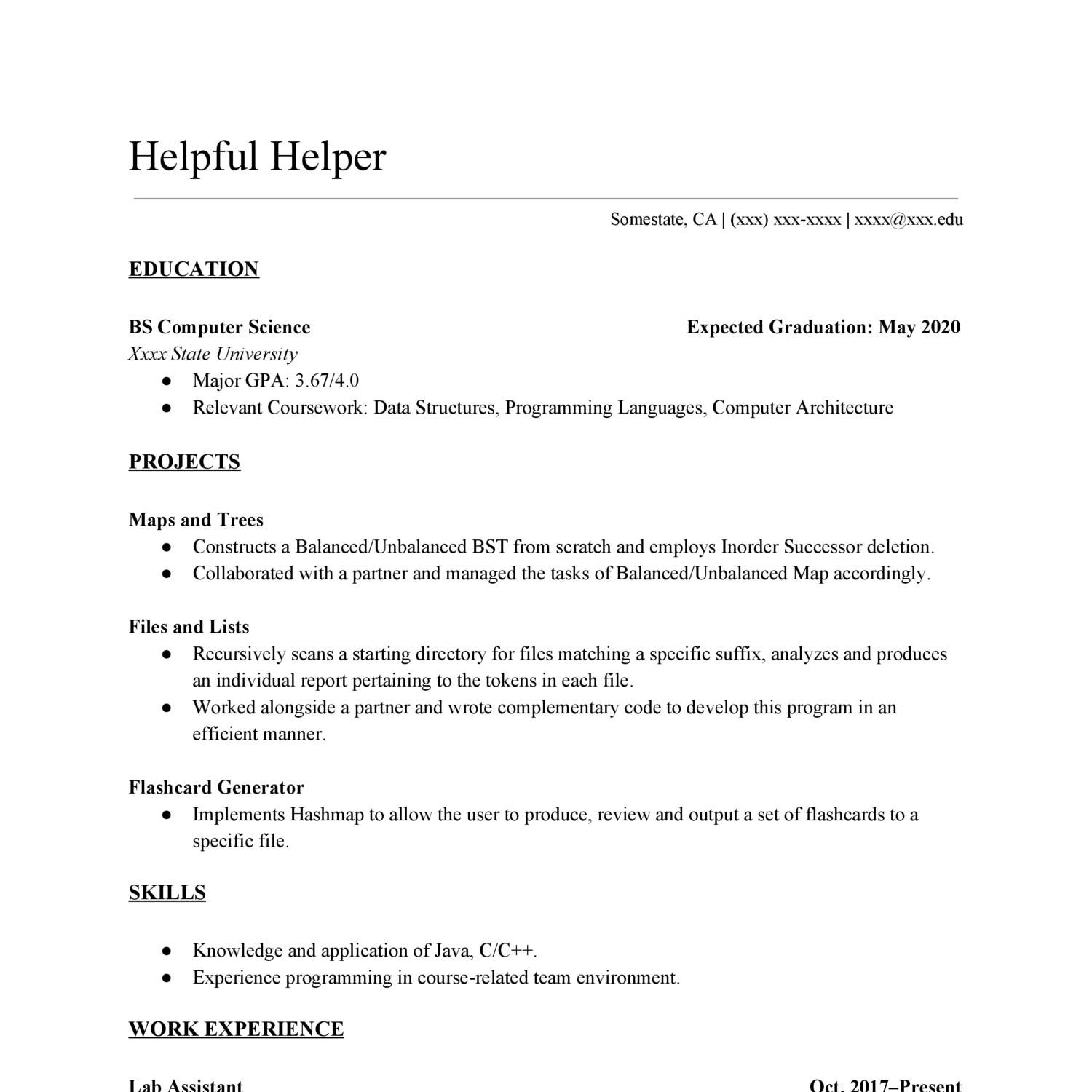Anon Resume.pdf | DocDroid