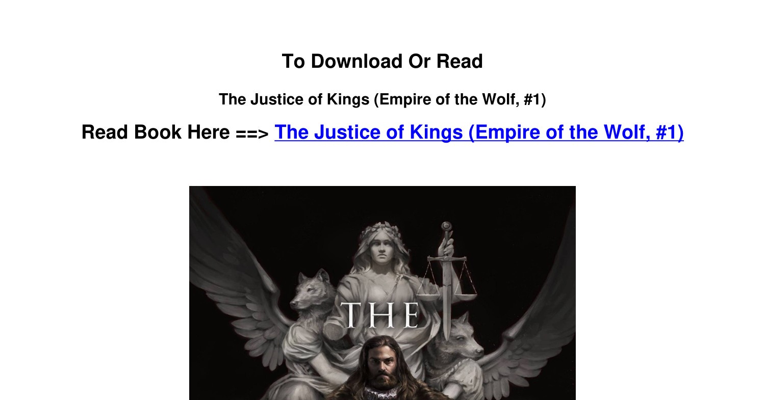 ePub DOWNLOAD The Justice of Kings Empire of the Wolf 1 BY Richard Swan.pdf | DocDroid