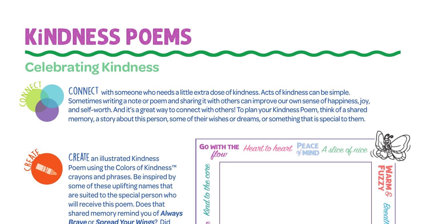 Thinking Sheet_CELEBRATING KINDNESS_Kindness Poems.pdf | DocDroid