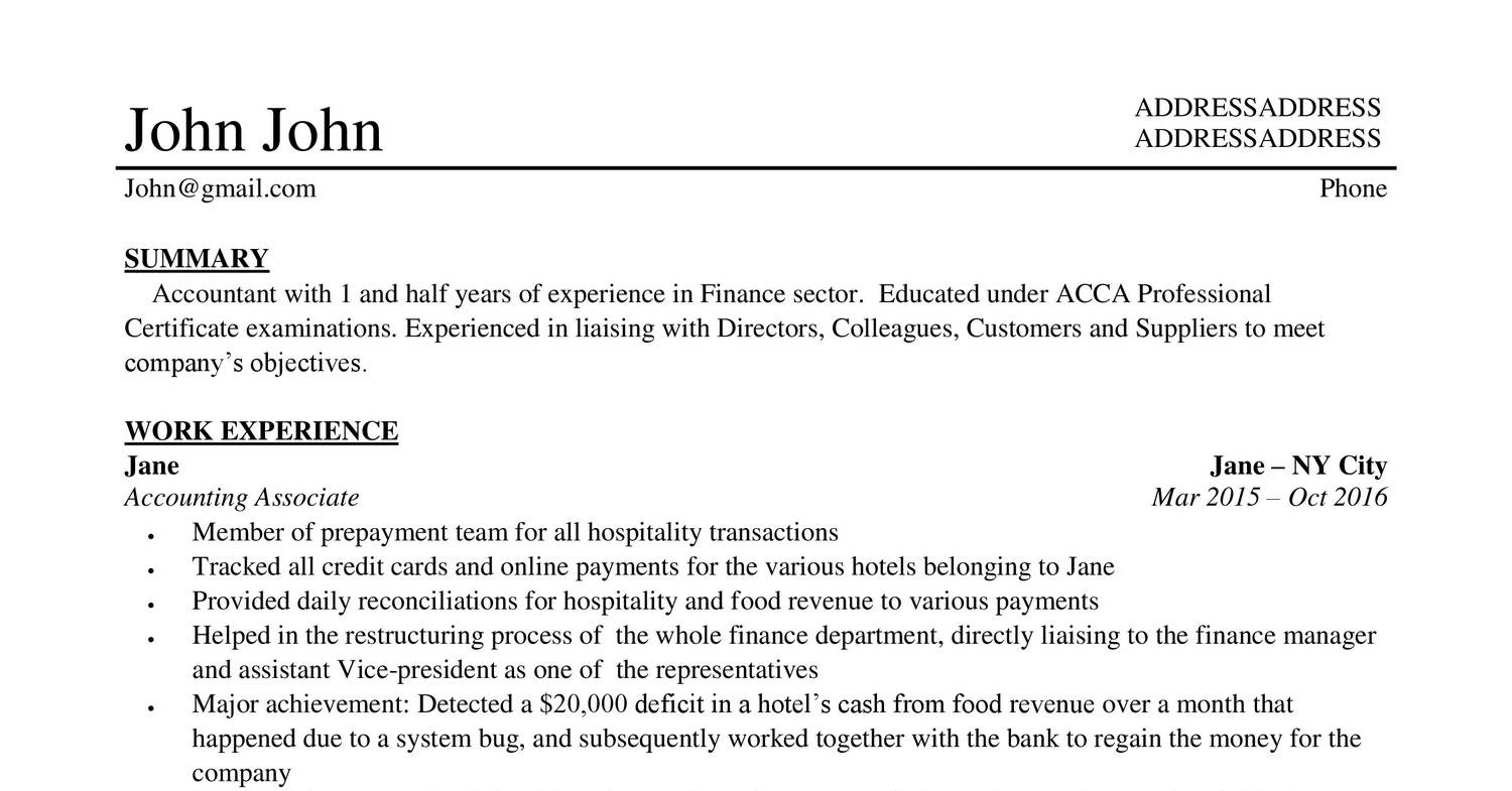 Resume John John.pdf | DocDroid