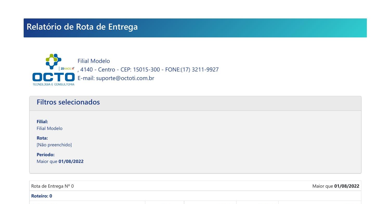 Relatorio Rota de Entrega.pdf | DocDroid