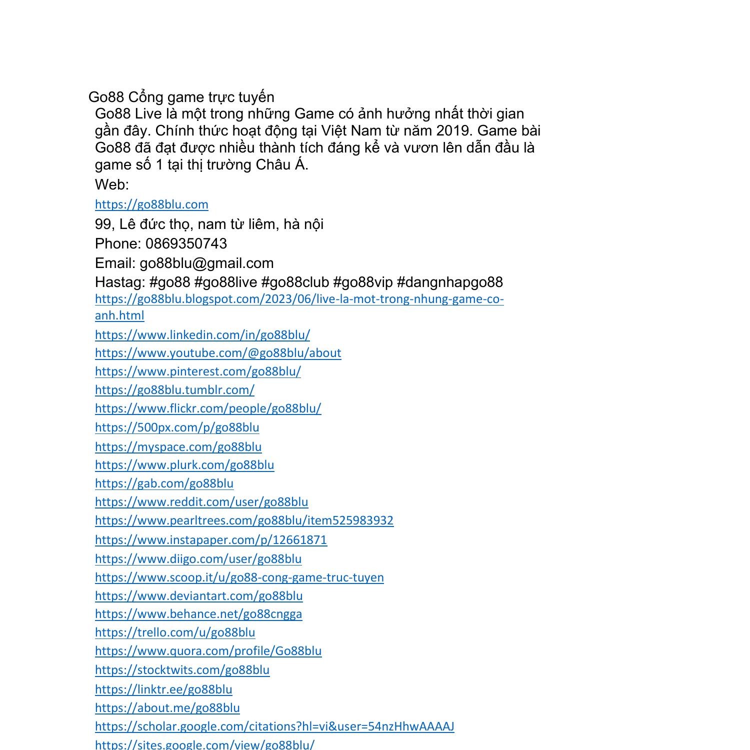 Go88 Cổng game trực tuyến.docx | DocDroid