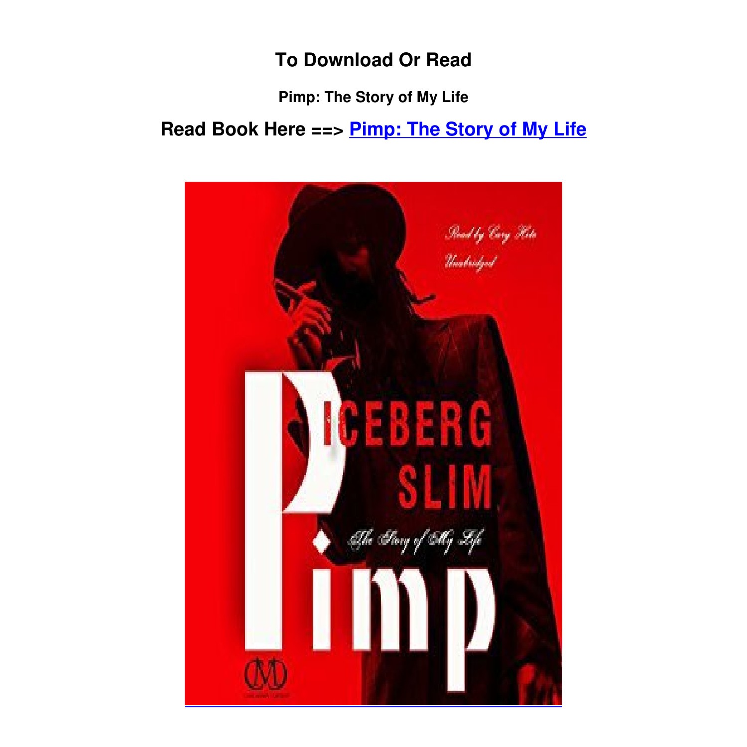 EPUB Download Pimp The Story of My Life BY Iceberg Slim.pdf | DocDroid