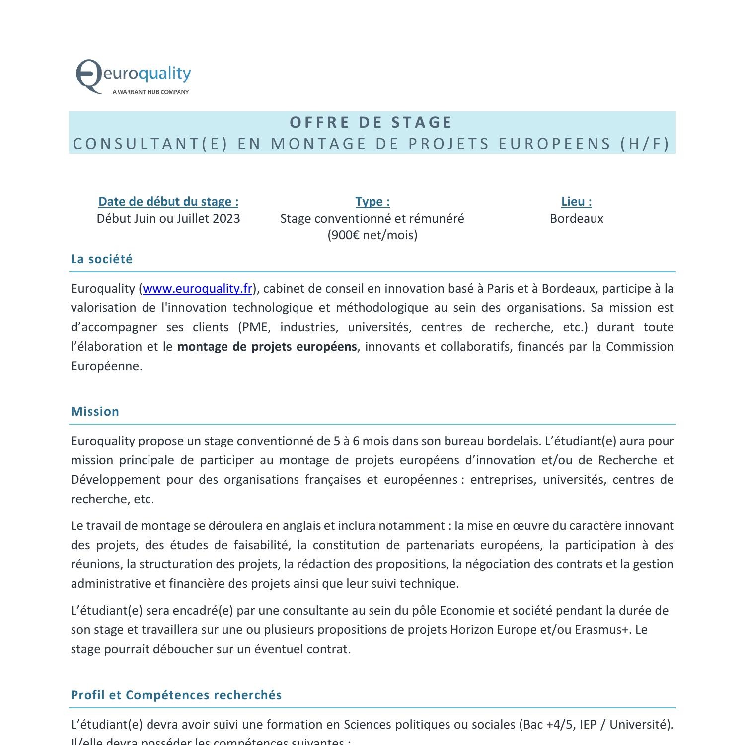 Euroquality_Offre de stage_economie et société_2023.pdf | DocDroid