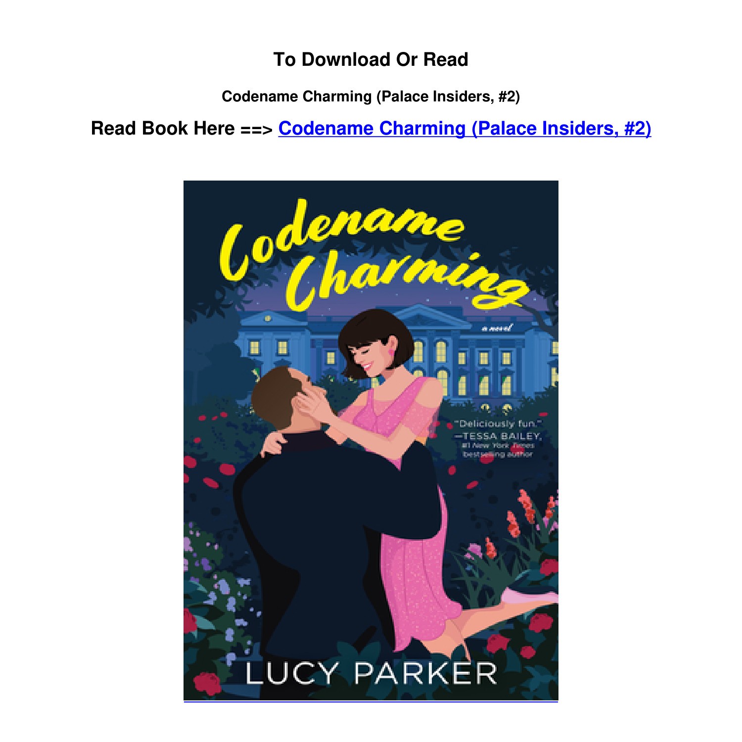 epub Download Codename Charming Palace Insiders 2 BY Lucy Parker.pdf ...