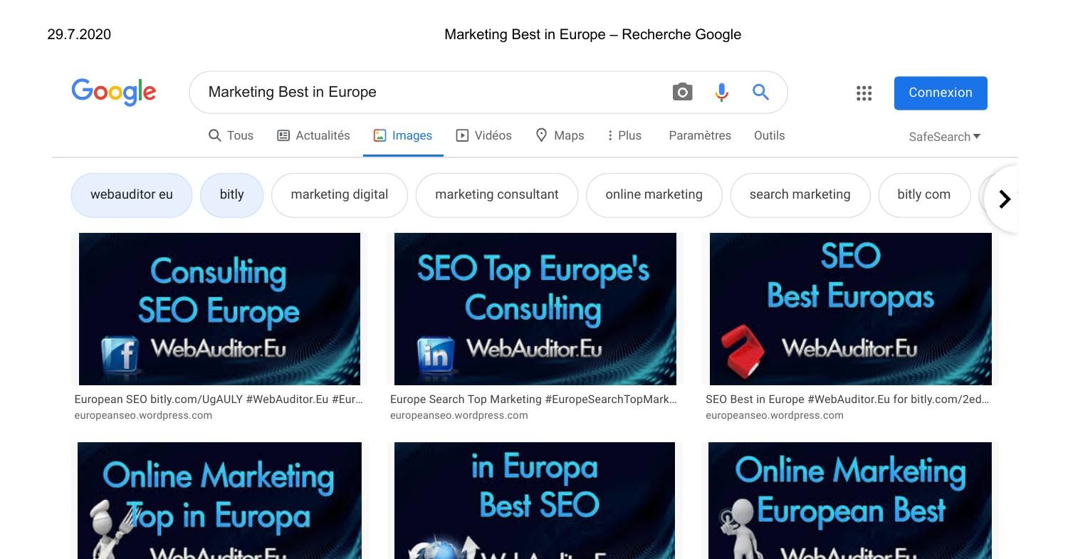 Marketing Best in Europe – Recherche Google #WebAuditor.Eu pour le commerce électronique ...