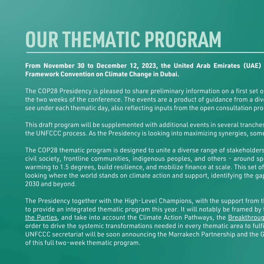 COP28PresentationThematicDayspdf (1).pdf | DocDroid