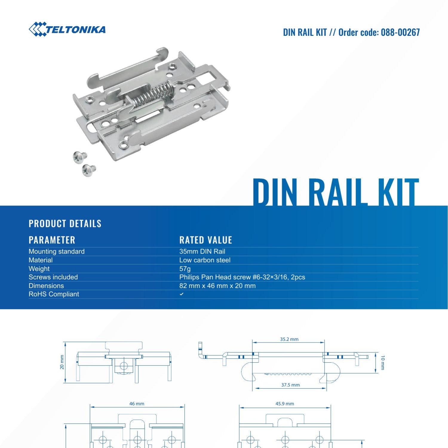 Datasheet-Din-Rail-Kit-088-00267.pdf | DocDroid