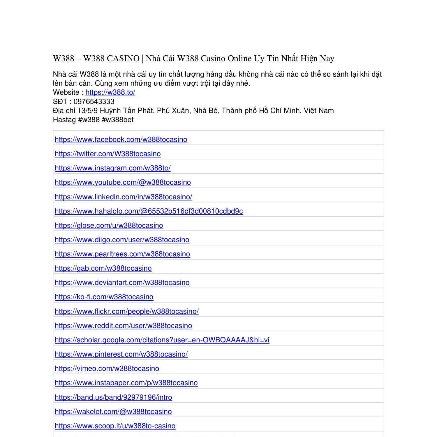 w388tocasino.docx | DocDroid