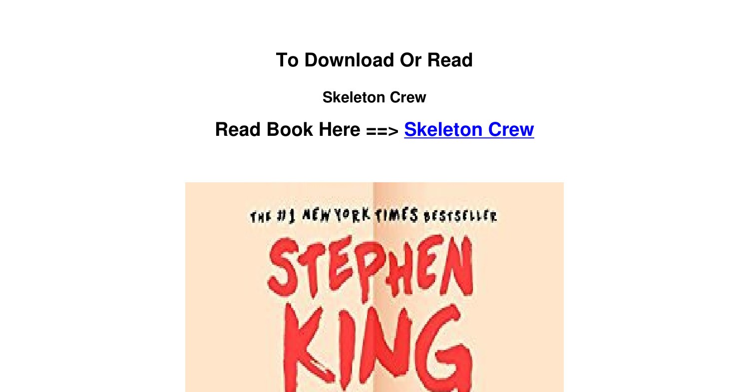 DOWNLOAD EPub Skeleton Crew by Stephen King.pdf | DocDroid