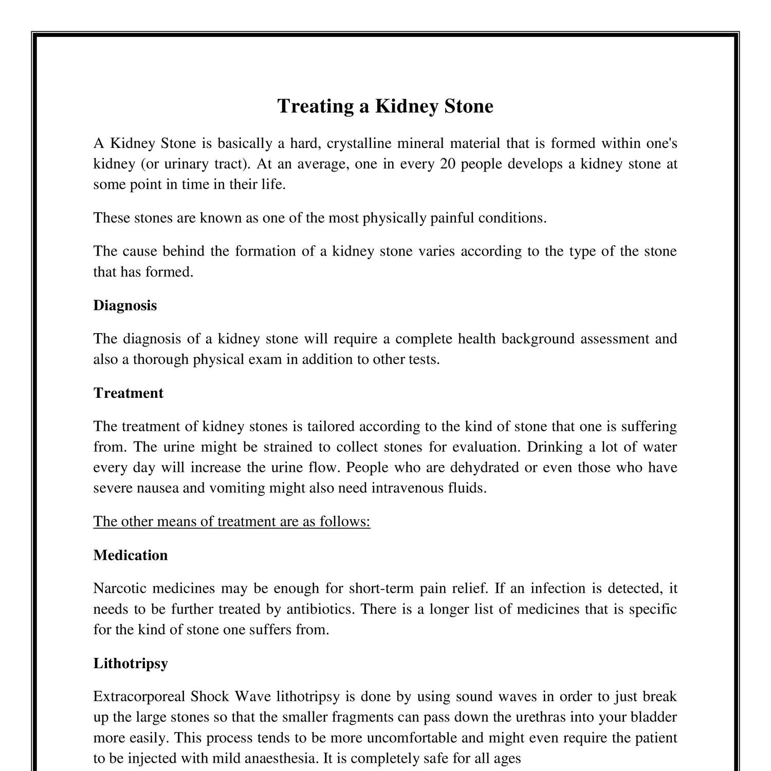 Treating a Kidney Stone.pdf | DocDroid