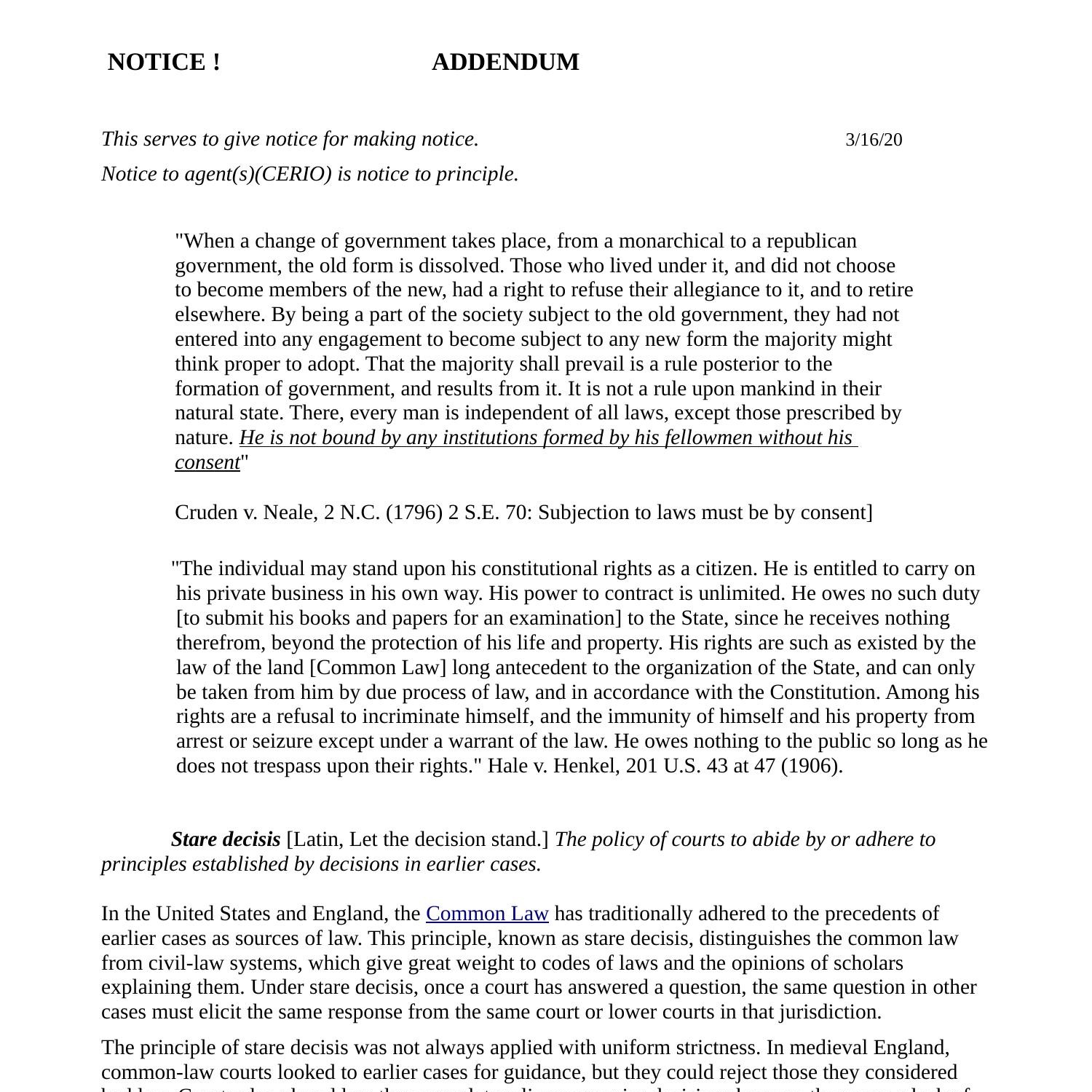 NOTICE ! ADDENDUM.odt | DocDroid