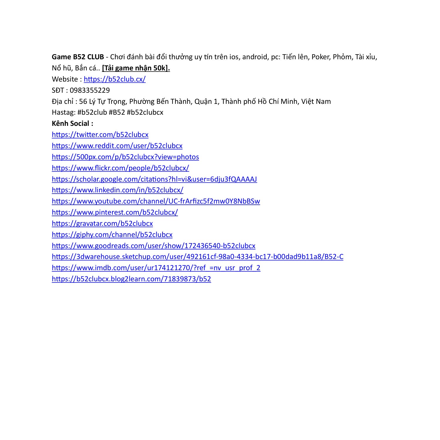 Game B52 CLUB.docx | DocDroid