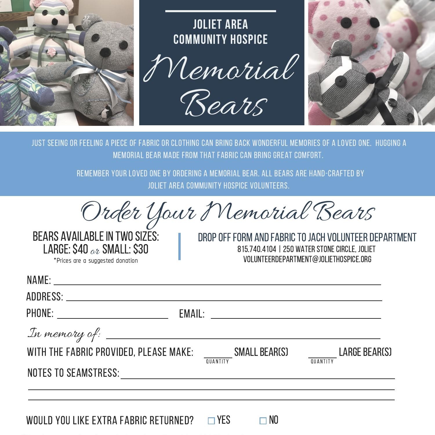 Print Memorial Bear Order Form.pdf | DocDroid