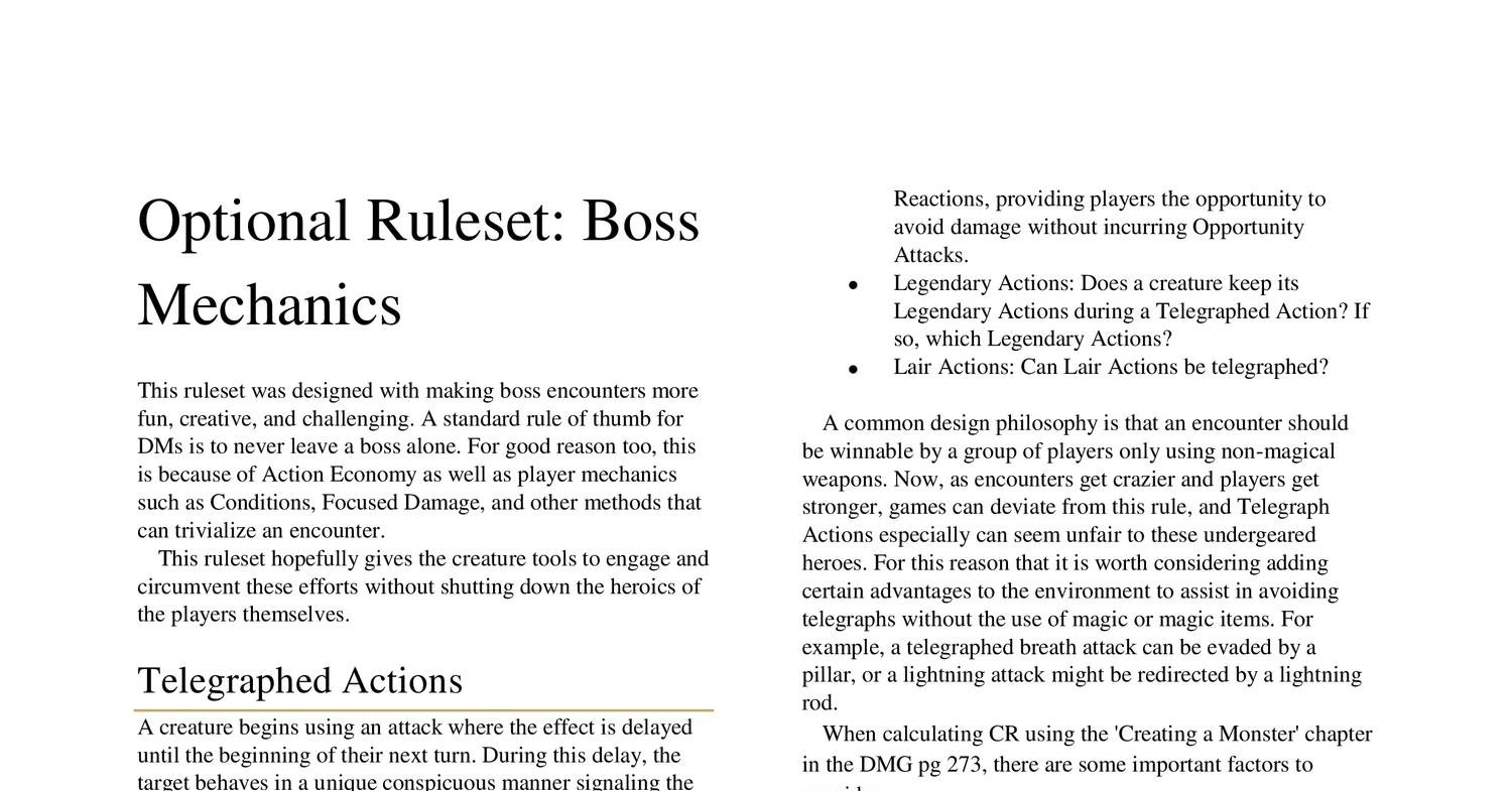Updated Boss Mechanics.pdf | DocDroid