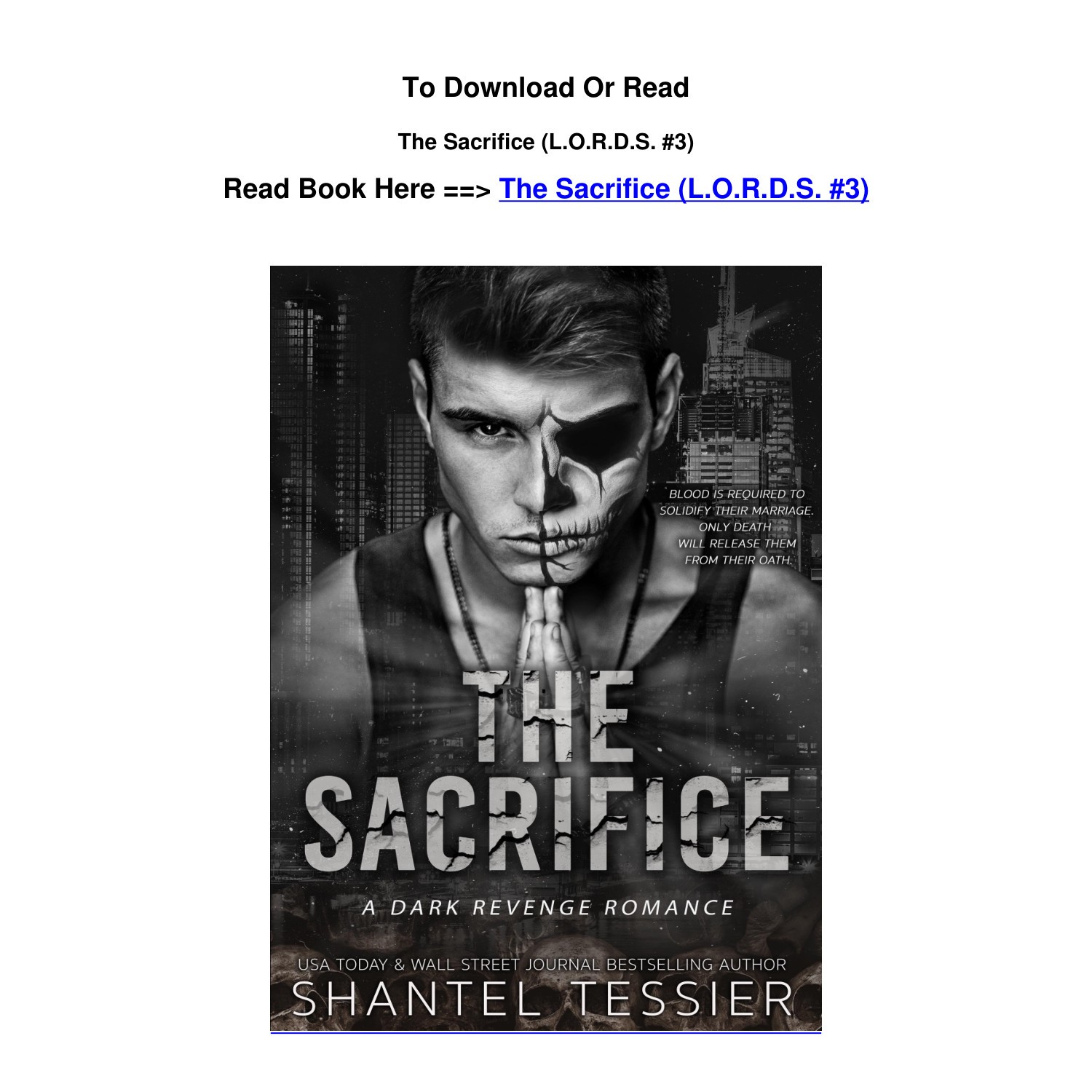 Download Pdf The Sacrifice L O R D S 3 By Shantel Tessier Pdf Docdroid