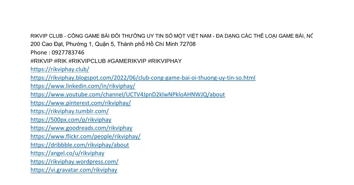 Rikvip CLUB.xlsx | DocDroid