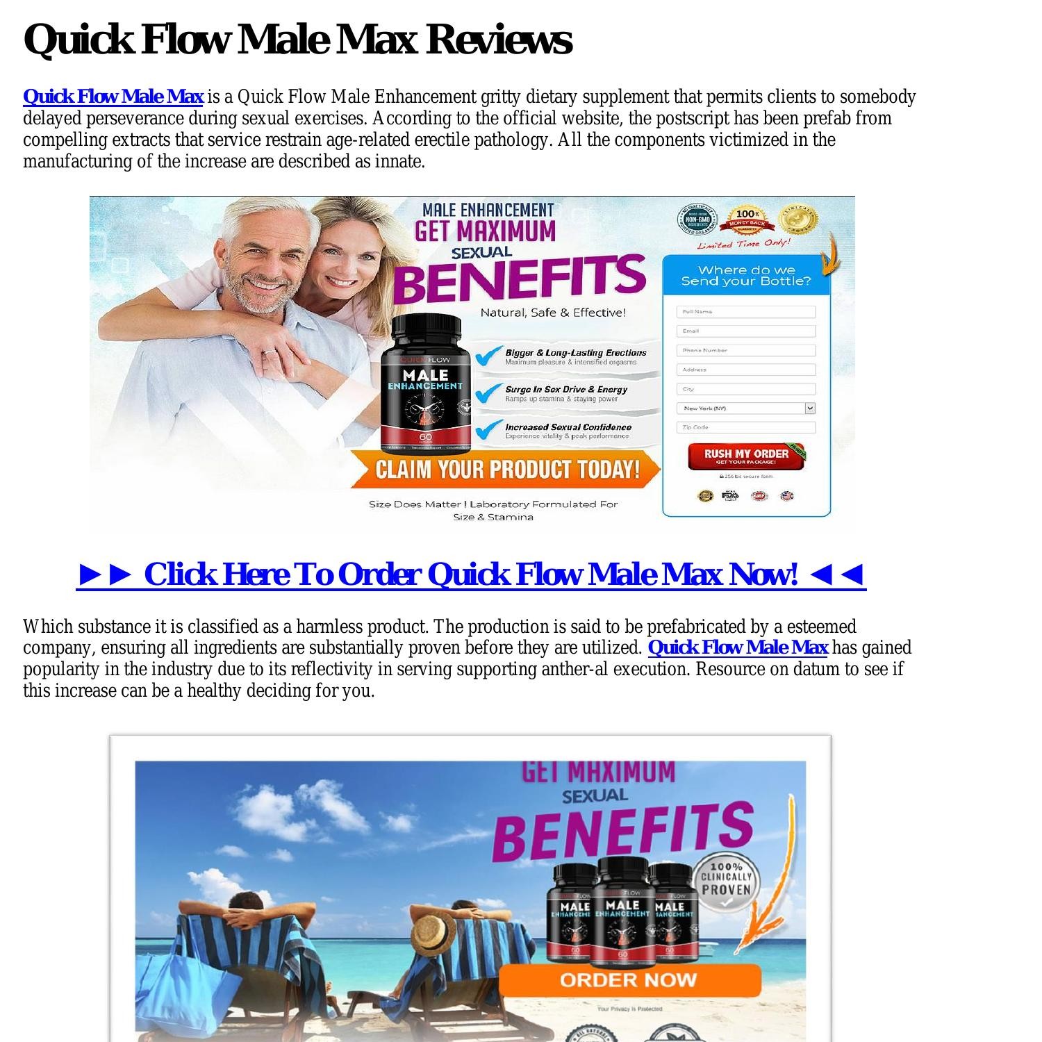 Quick Flow Male Max Quick Flow Max.pdf | DocDroid