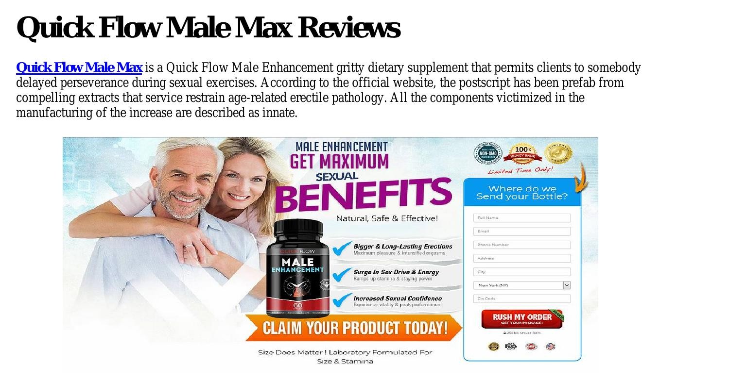 Quick Flow Male Max Quick Flow Max.pdf | DocDroid