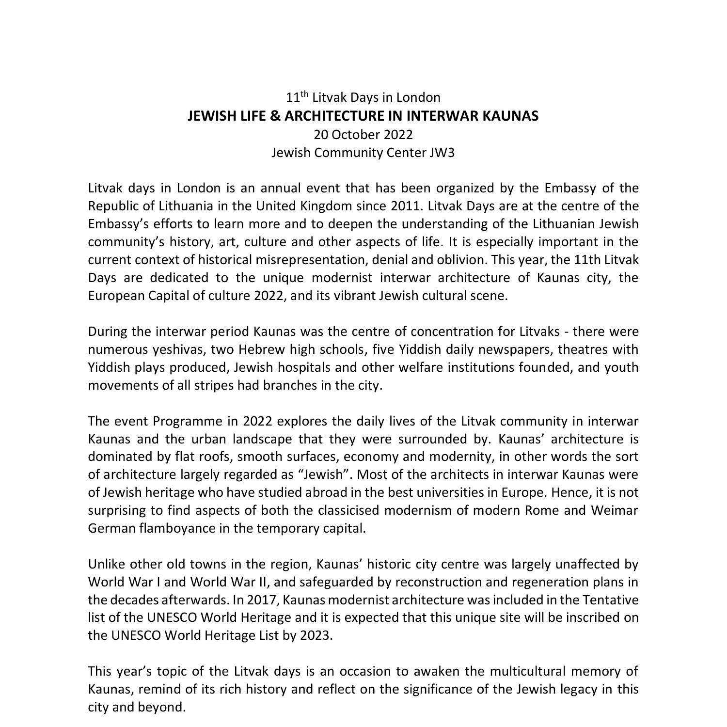 Litvak Days 2022 Programme.pdf | DocDroid
