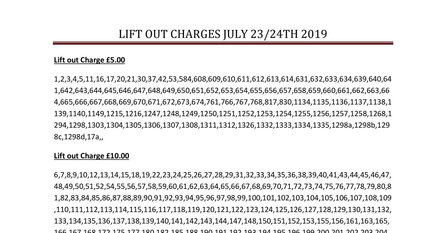 lIFT OUT CHARGES JULY.pdf | DocDroid
