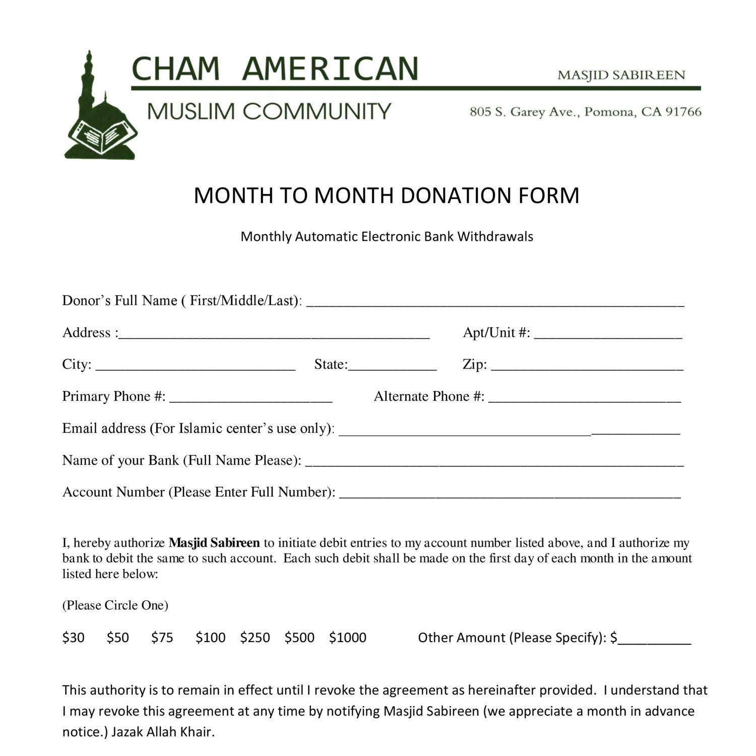 monthly pledge form.pdf | DocDroid