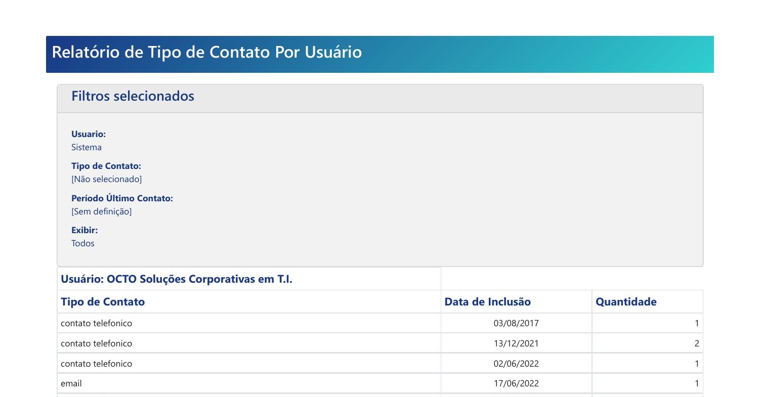 Relatório Tipo de Contato por Usuário.pdf | DocDroid