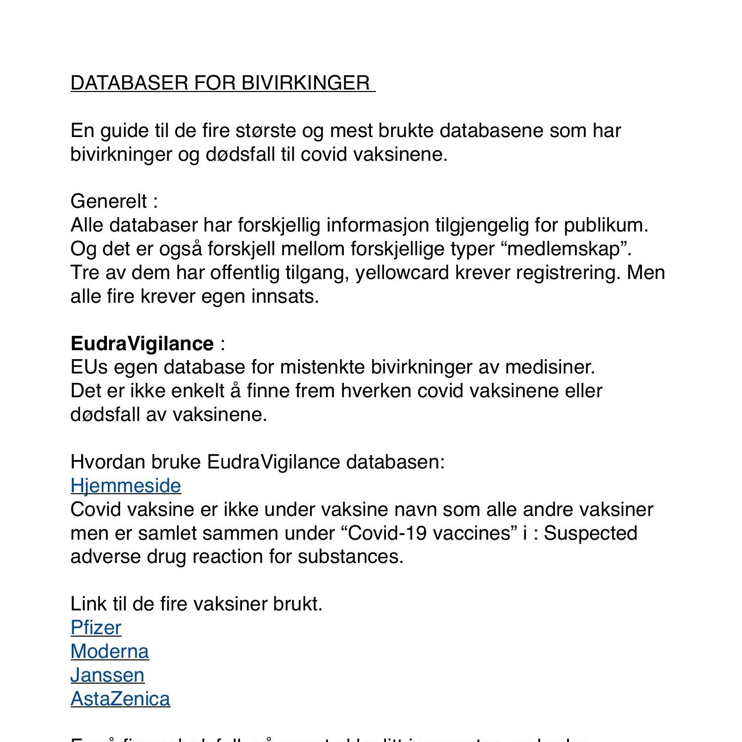 Database for bivirkninger til artikkel.pdf | DocDroid