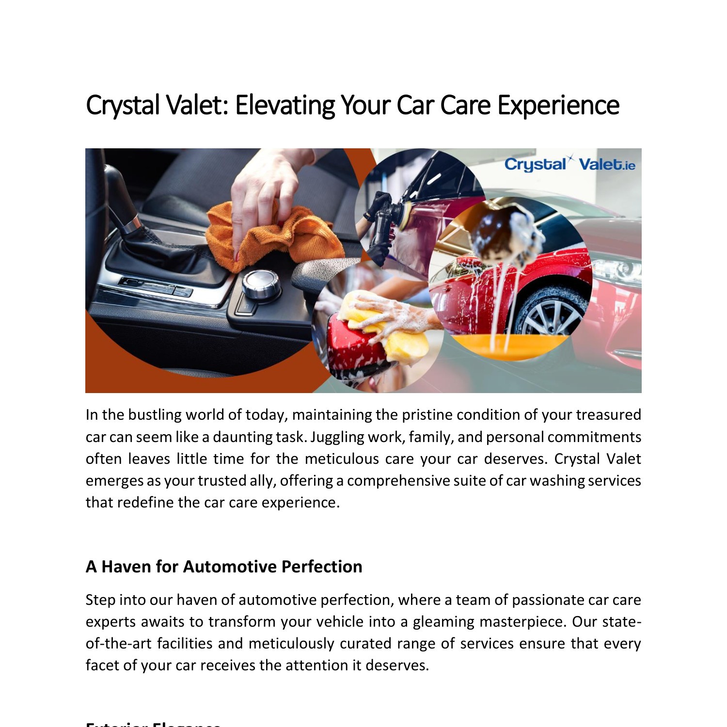 Crystal Valet - Elevating Your Car Care Experience.pdf | DocDroid