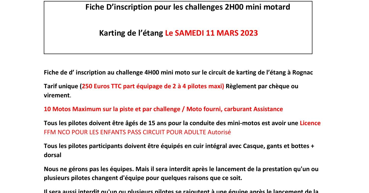 Fiche de d'inscription pour les challenges mini motard 11 MARS.pdf ...