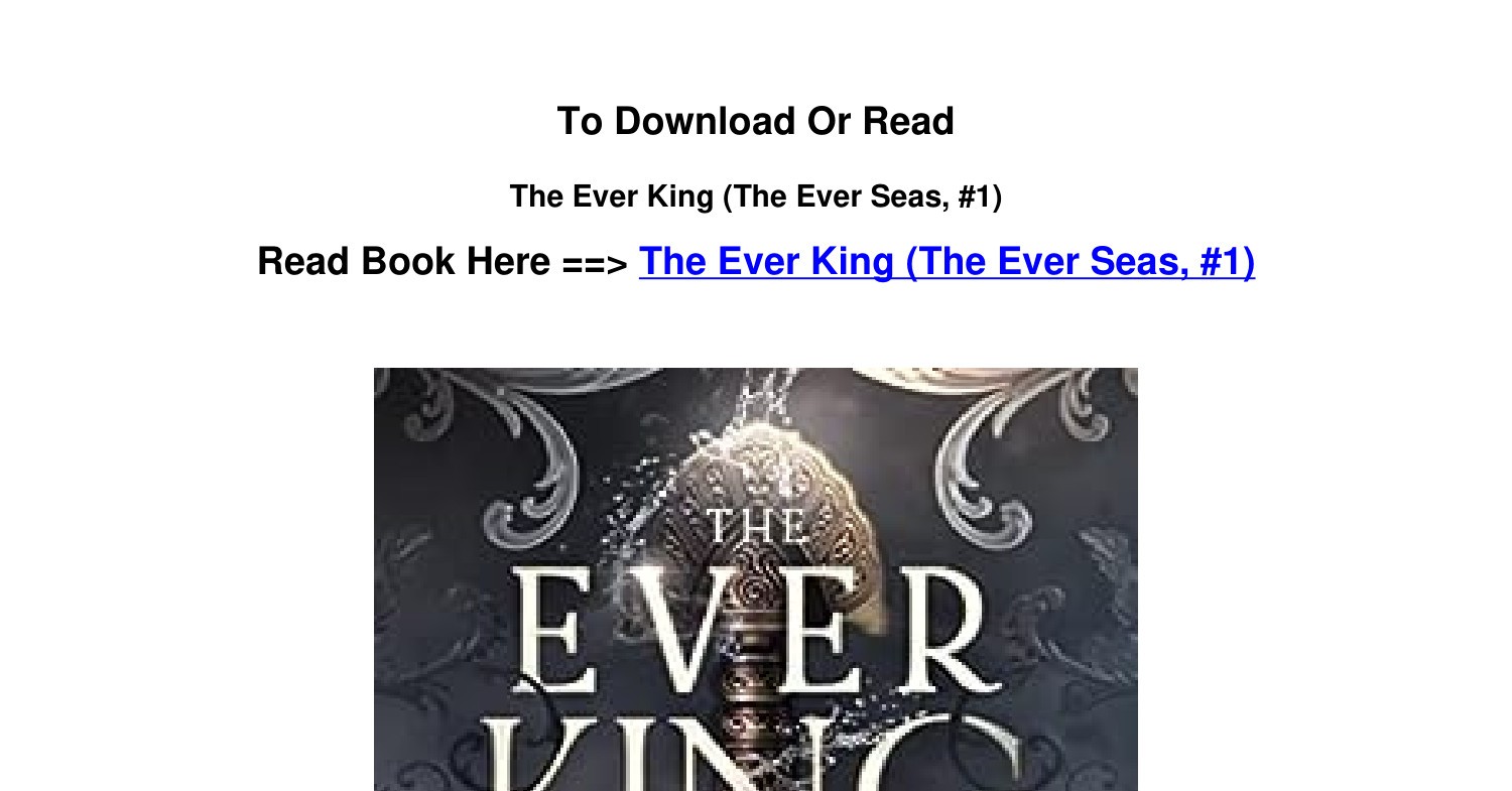 DOWNLOAD PDF The Ever King The Ever Seas 1 By L J Andrews.pdf | DocDroid