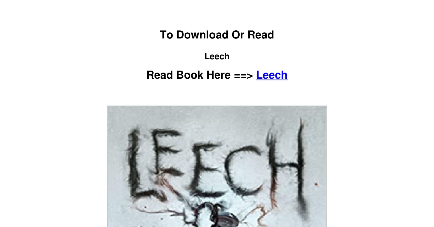 download ePub Leech BY Hiron Ennes.pdf | DocDroid