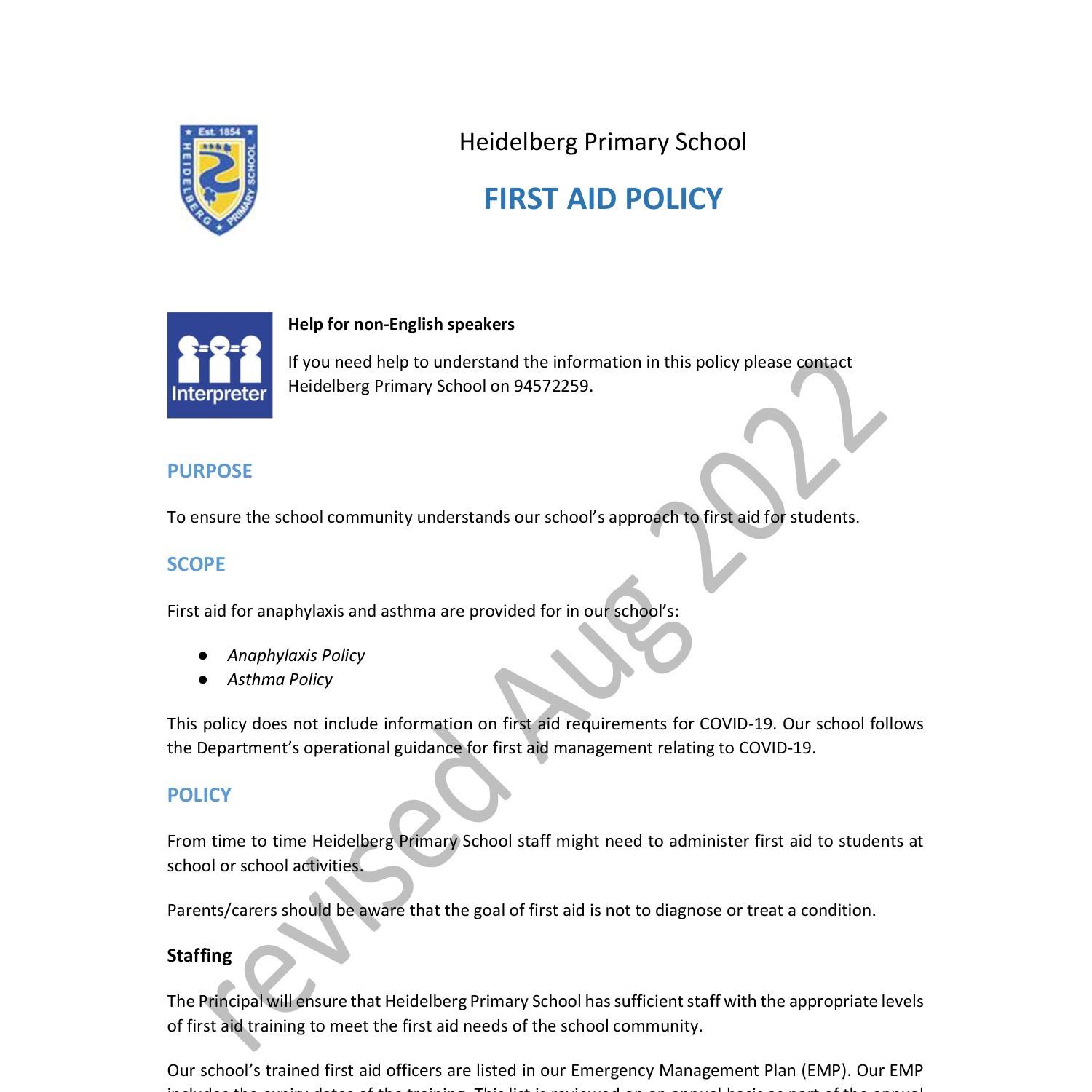 First Aid Policy.pdf | DocDroid