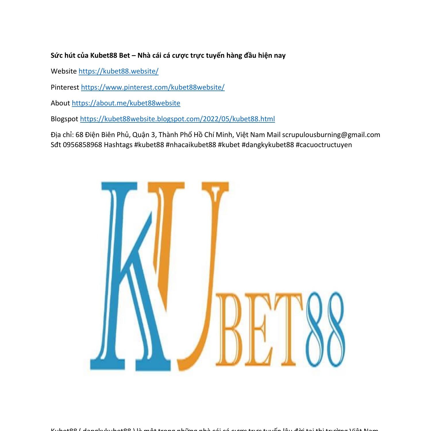 KUBET88 Trang Chu Dang ky Kubet88 Chinh Thuc KUBET88.pdf | DocDroid