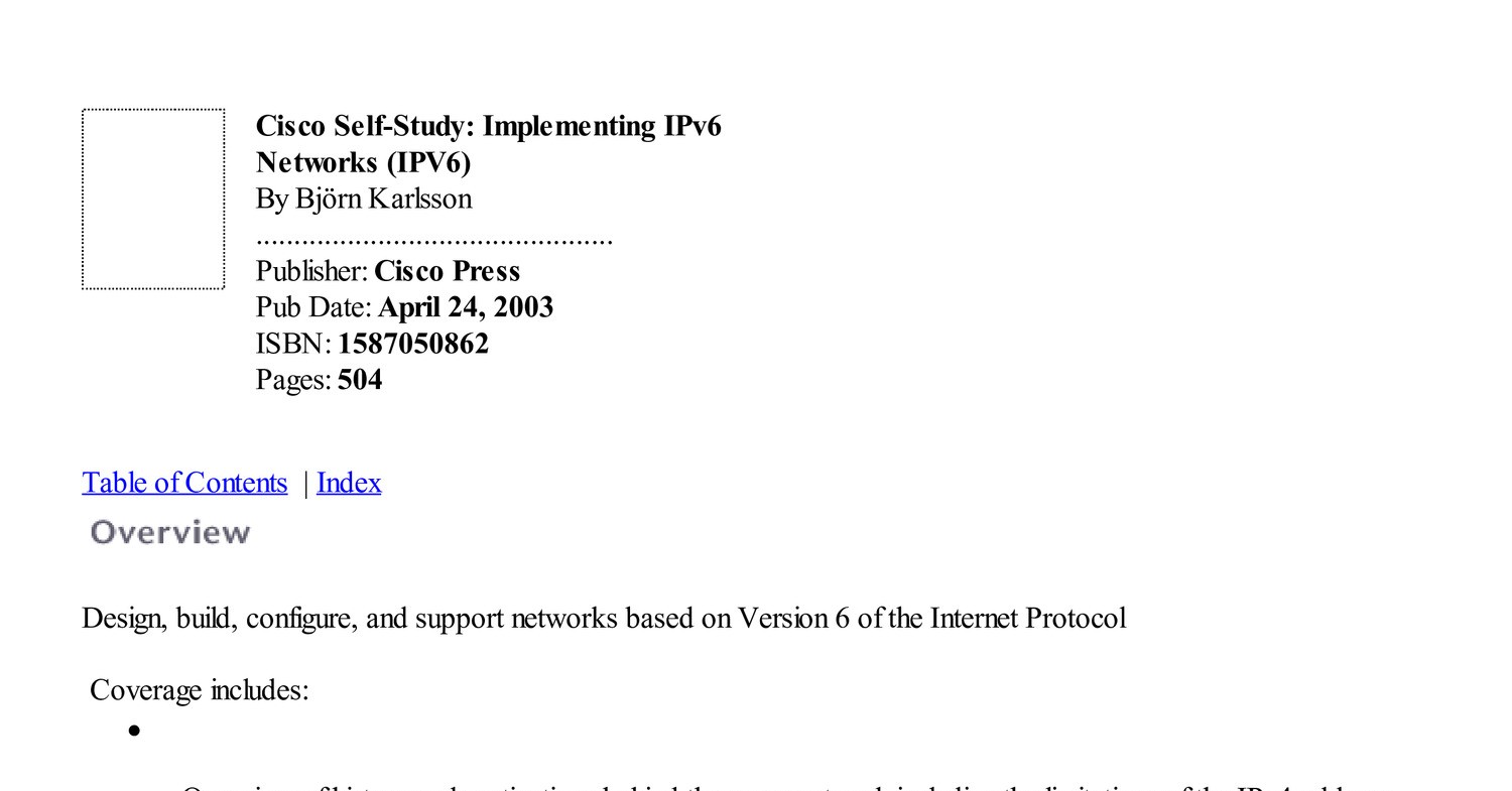 Cisco_Self-Study_Implementing_Cisco_IPv6_Networks.pdf | DocDroid