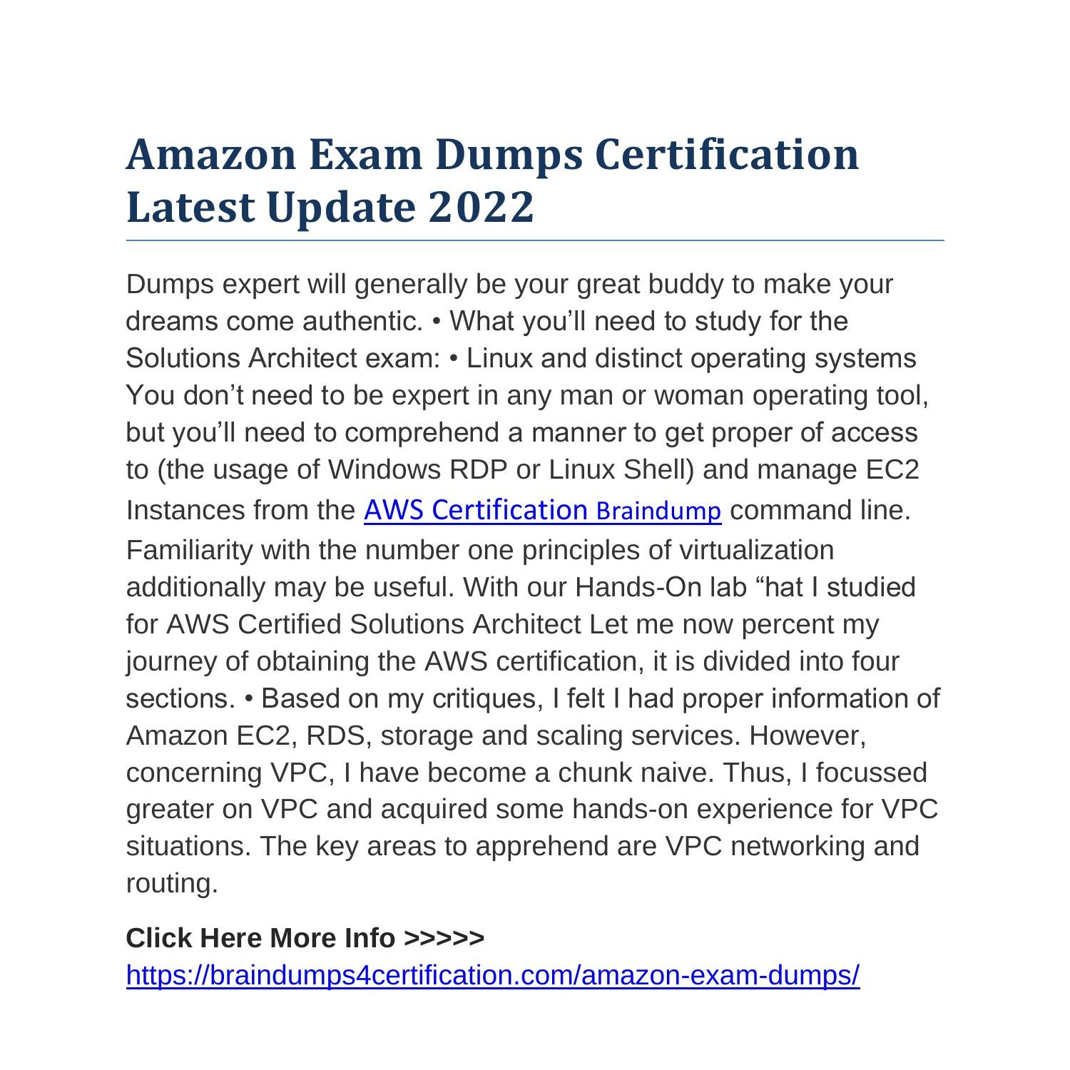 AWS Certification Braindump.docx | DocDroid