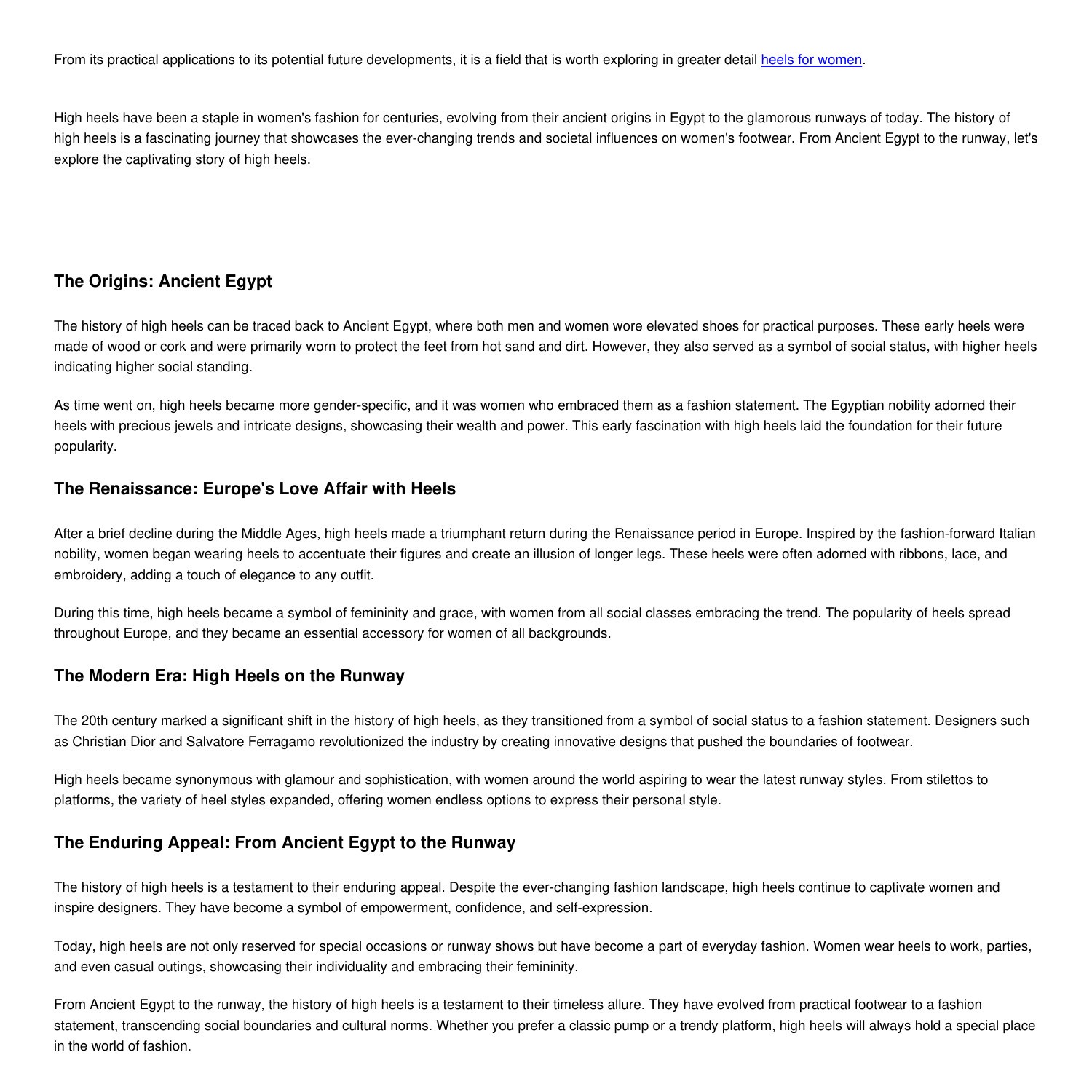 History of High Heels: From Ancient Egypt to the Runway.pdf | DocDroid