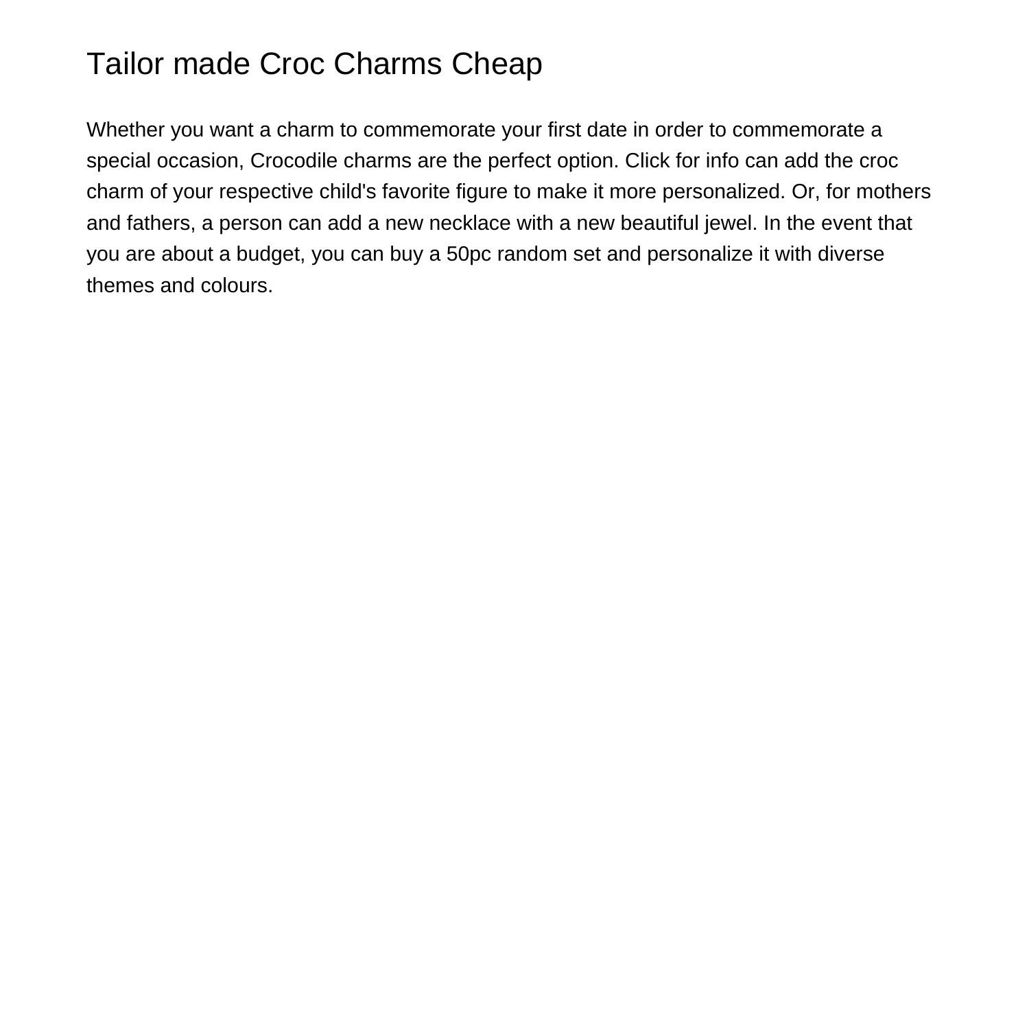 Custom Croc Charms Cheapwhviw.pdf.pdf | DocDroid