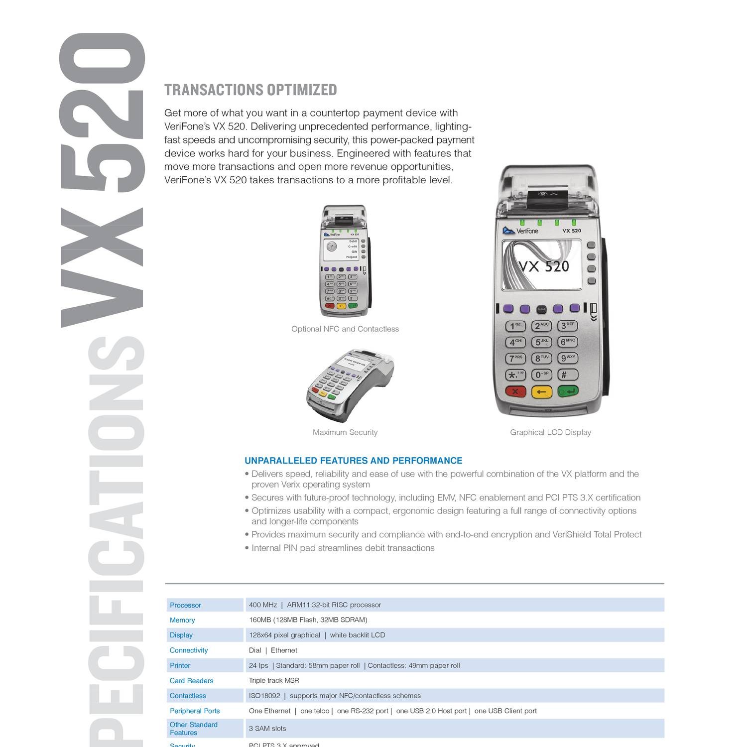NFC EMV VX520 Terminal Specs.pdf | DocDroid