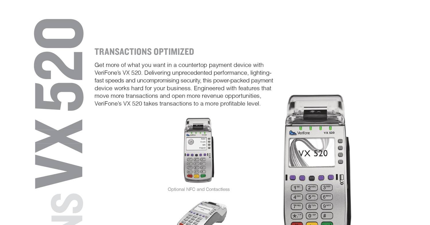 NFC EMV VX520 Terminal Specs.pdf | DocDroid
