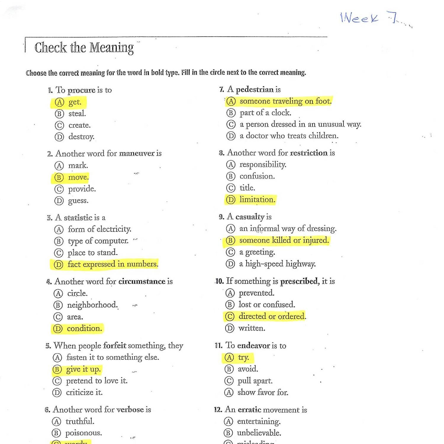 1 Rules of the Road - Answer Key.pdf | DocDroid