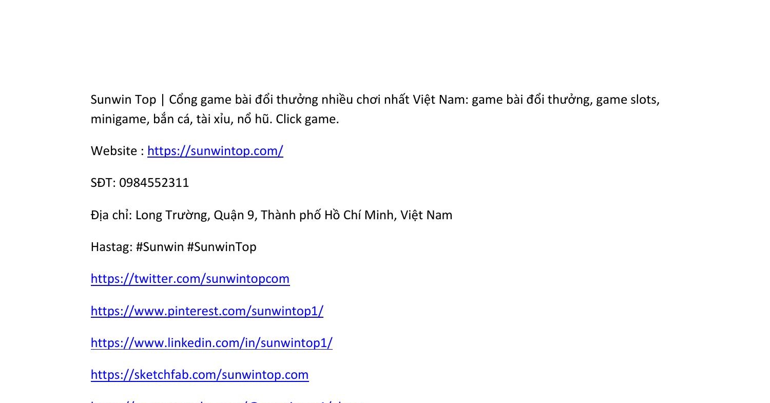 Sunwin Top.docx | DocDroid
