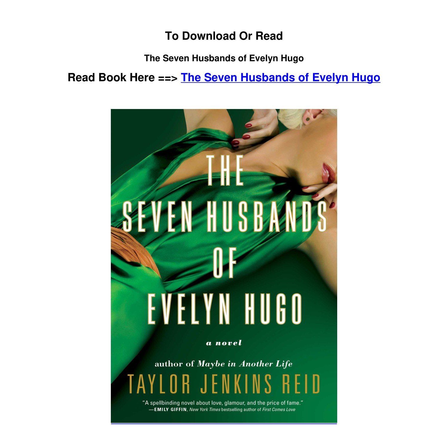 ePub DOWNLOAD The Seven Husbands of Evelyn Hugo BY Taylor Jenkins Reid.pdf | DocDroid