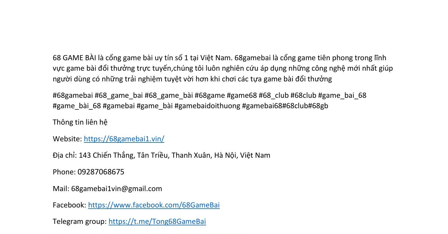68gamebai.docx | DocDroid