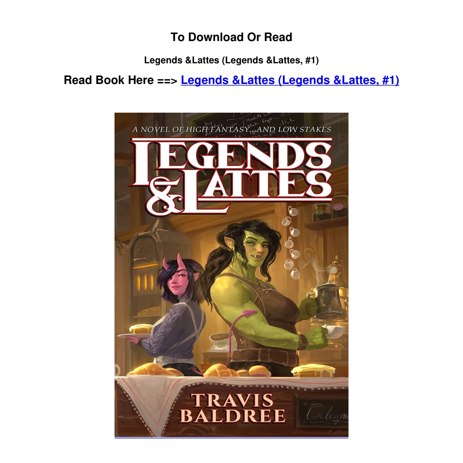 EPUB download Legends Lattes Legends Lattes 1 BY Travis Baldree.pdf ...