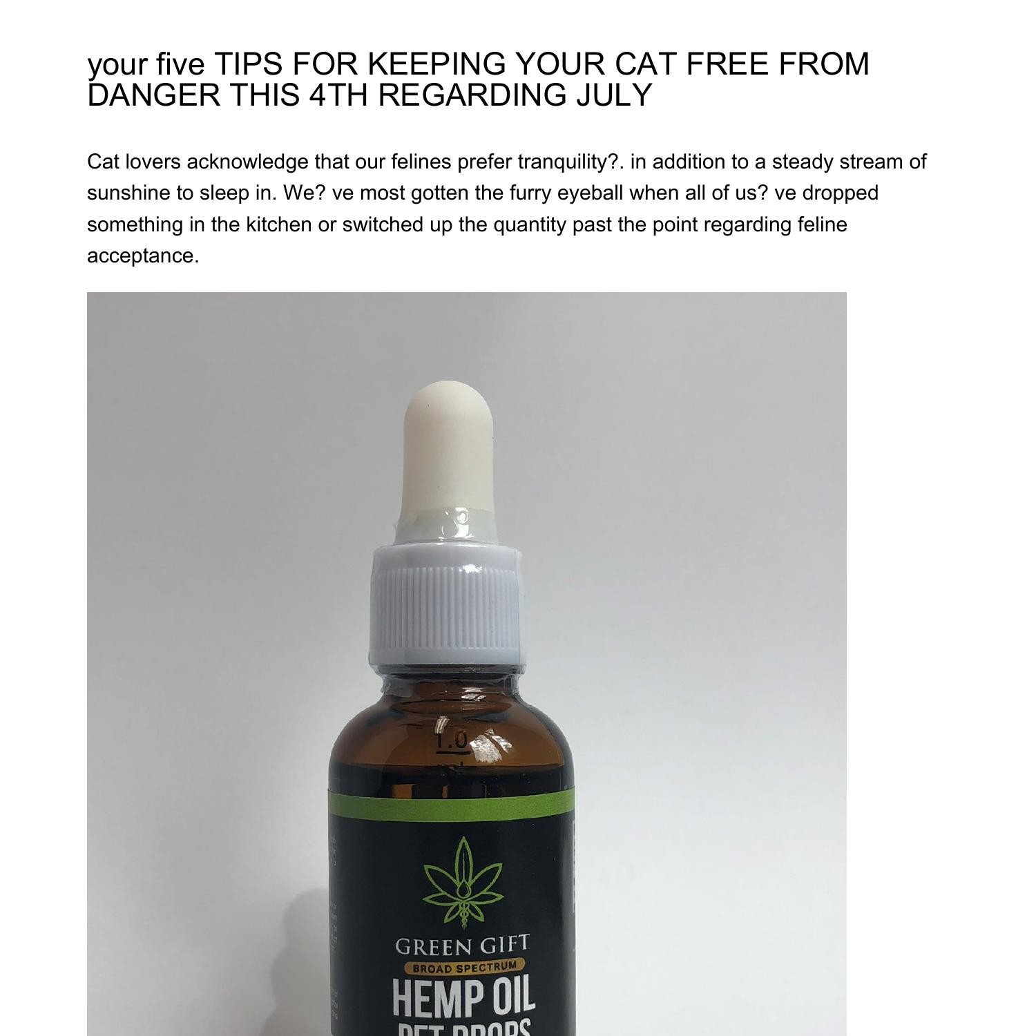 5 TIPS FOR HANGING ON TO YOUR CAT SAFE THIS 4TH INVOLVING JULYccfnh.pdf ...