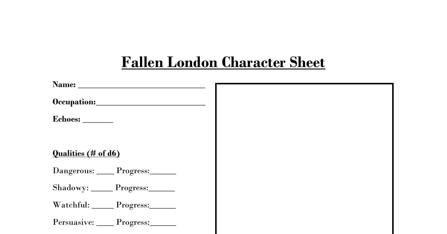 Fallen London RPG Character Sheets.pdf | DocDroid