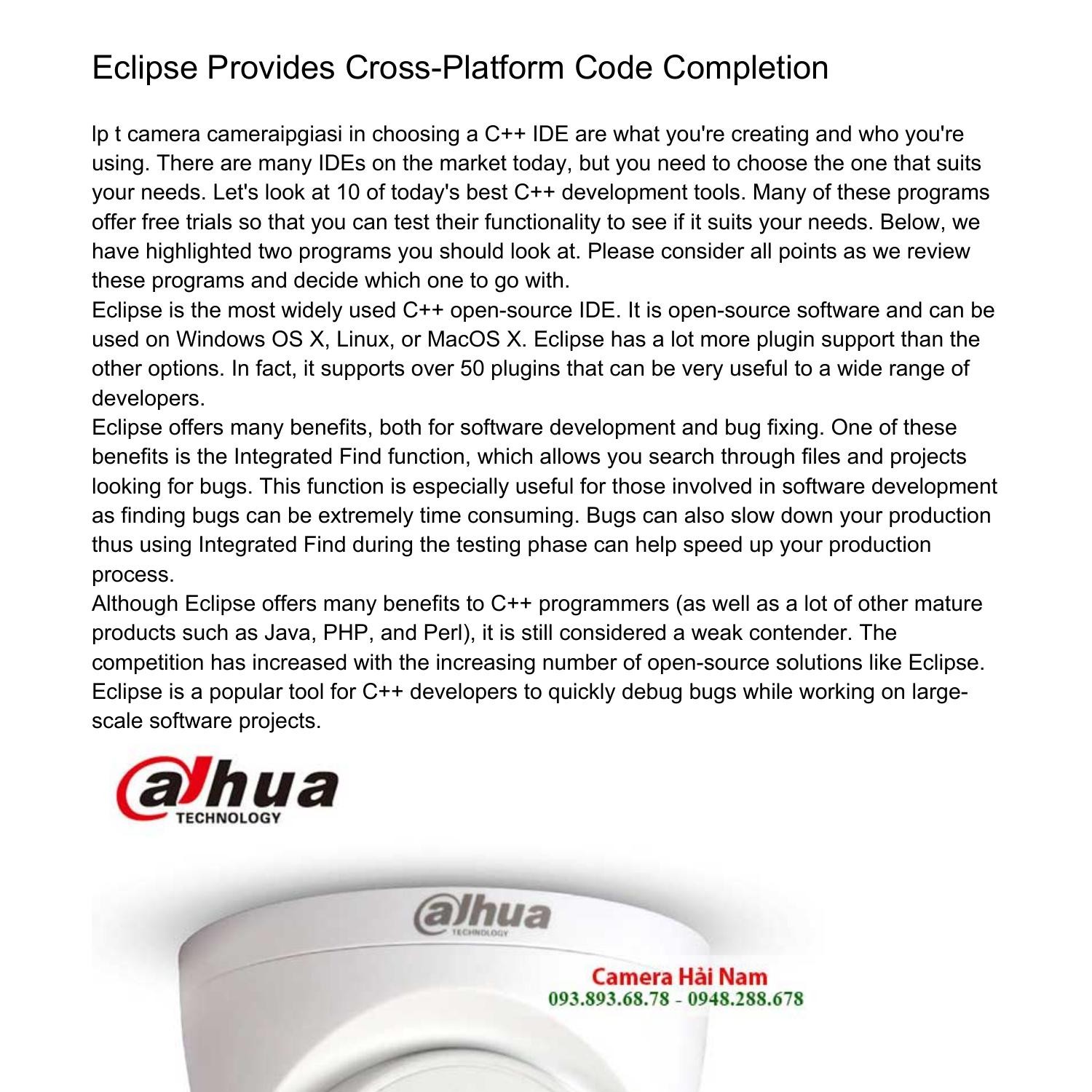 Eclipse Provides CrossPlatform Code Completionamgsf.pdf.pdf | DocDroid