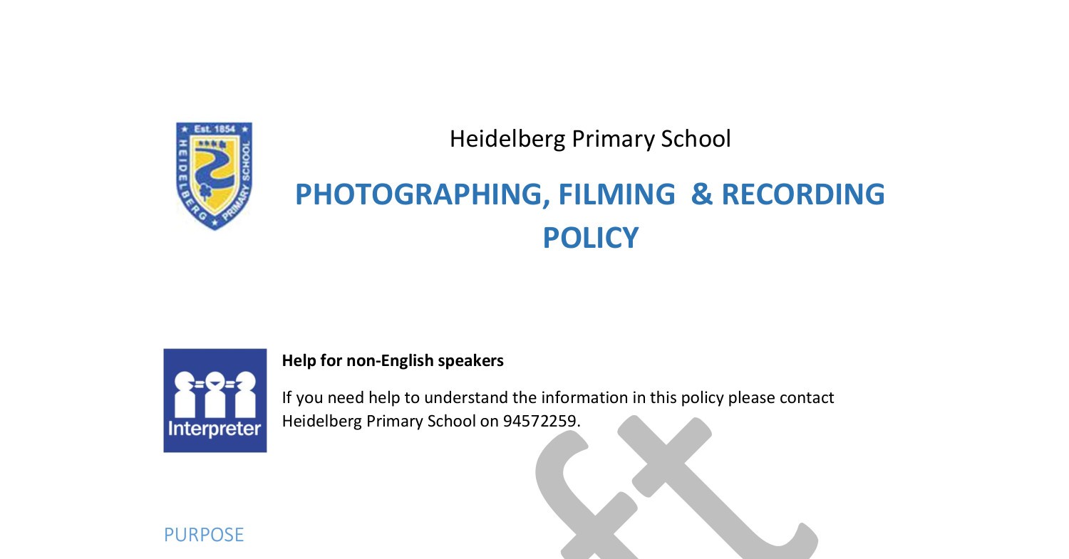 Photographing Filming and Recording Policy.pdf | DocDroid