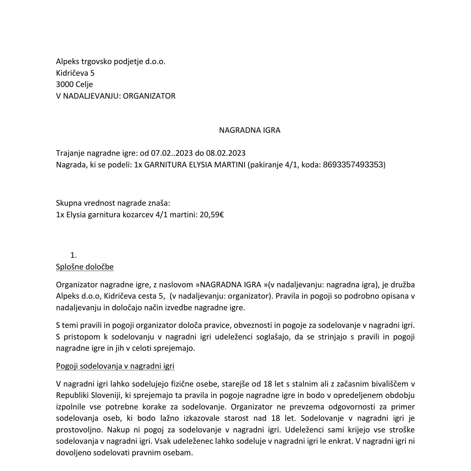 Nagradna igra Alpekshome_ELYSIA_ FEBRUAR_2023.docx | DocDroid